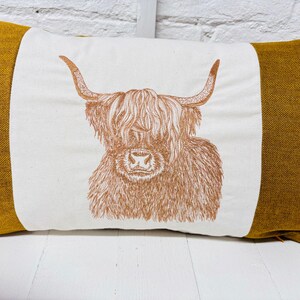 Highland Cow Cushion - Etsy