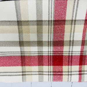 Wool Touch Fabric. Balmoral Tartan, Plaid,check Upholstery Weight ...