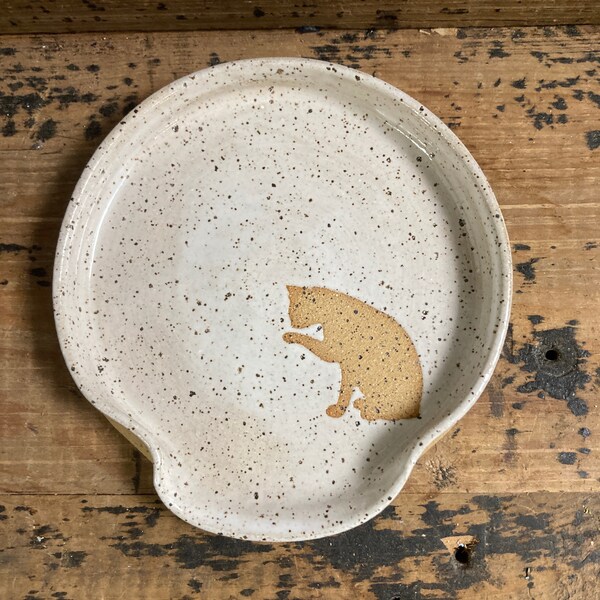 Cat Spoon Rest - Etsy