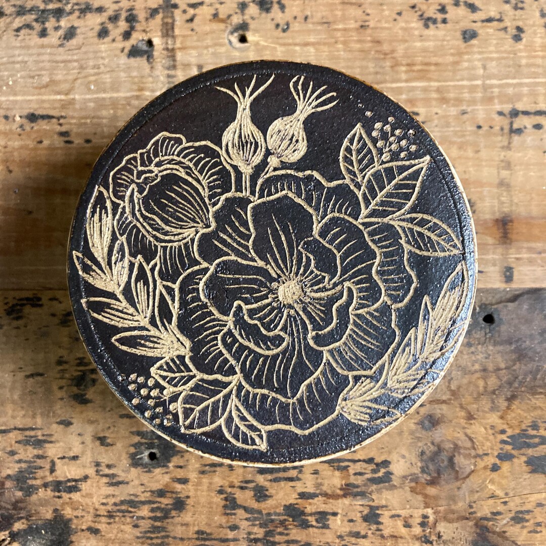 Modern Floral Salt Cellar - Etsy