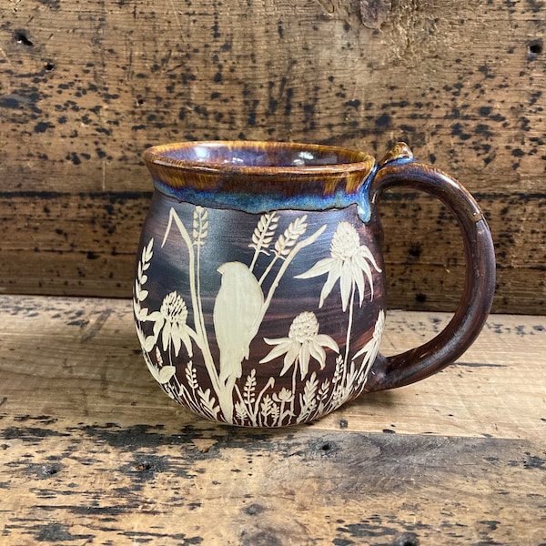 Hand Carved Mugs - Etsy
