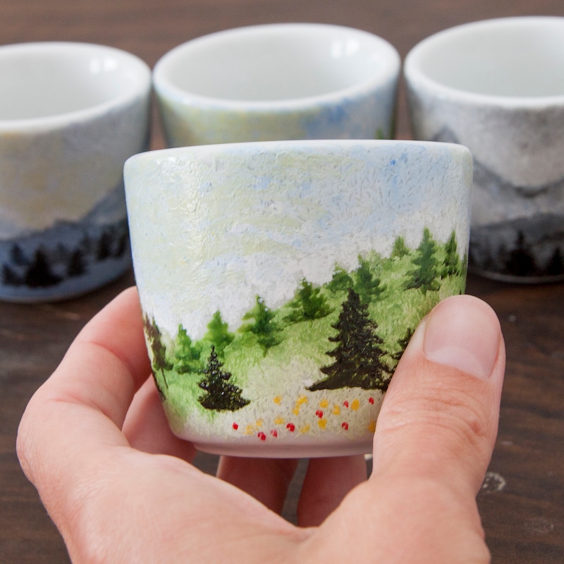 Hand Painted Cups - Etsy