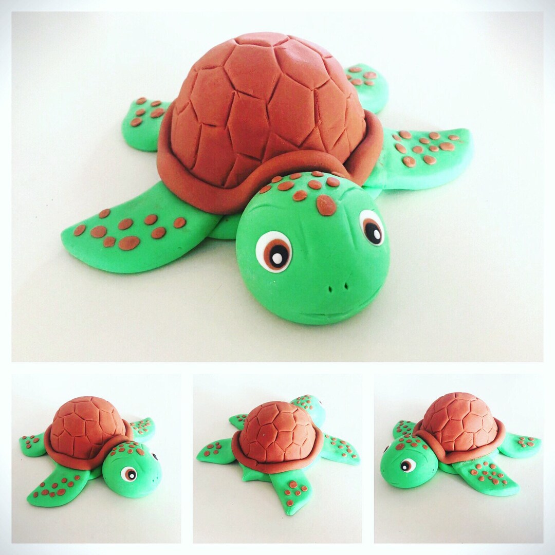 3D Turtle Finding Nemo Crush Cake Topper Fondant - Etsy Australia