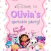 Custom Gabby’s Dollhouse Birthday Welcome Sign – 18x24" Printable ...