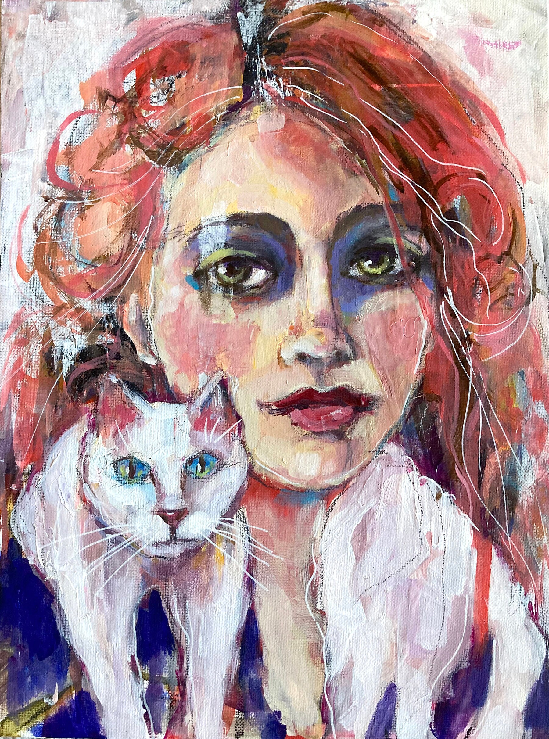 Expressionist Portrait Drawings