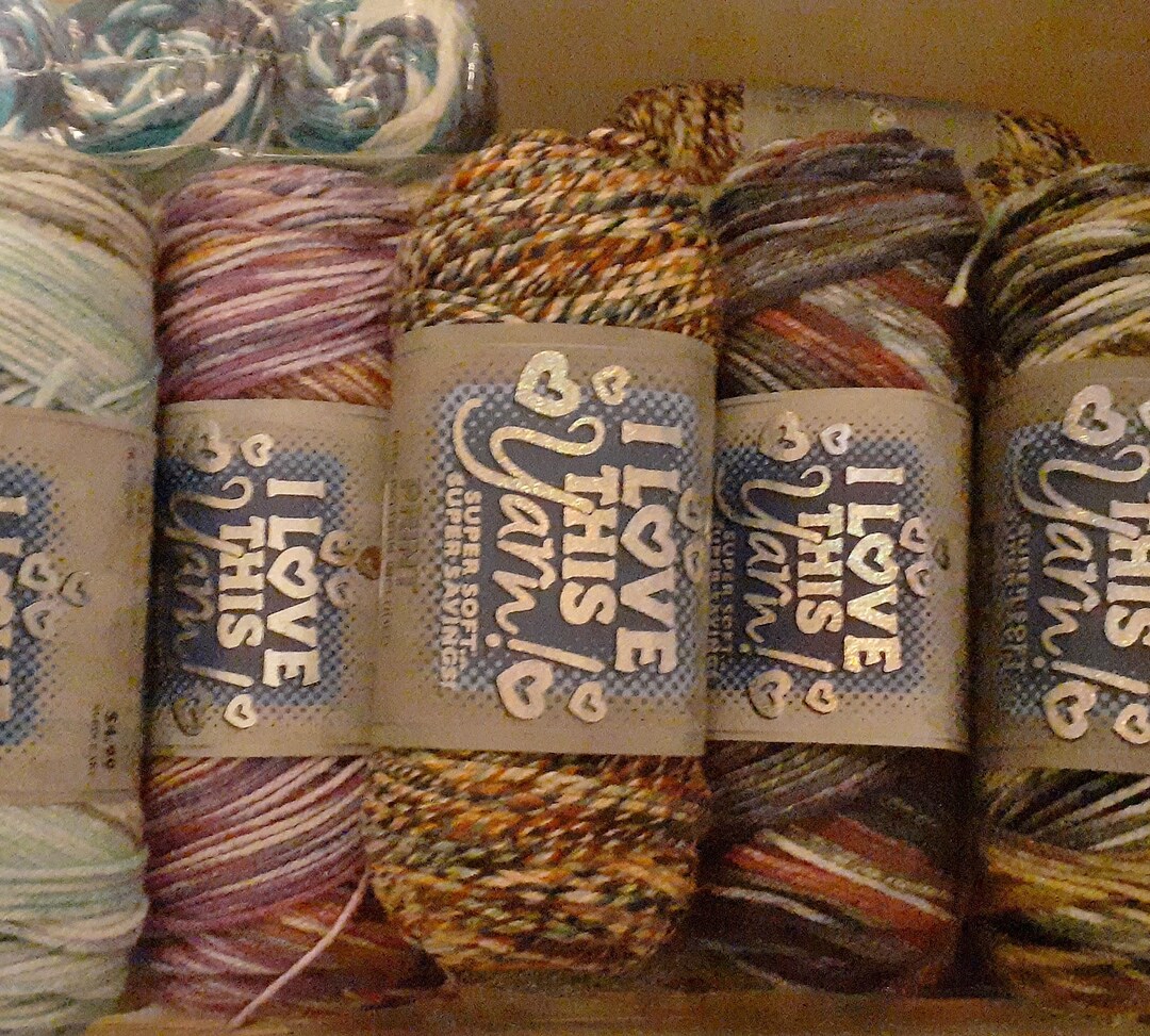 I Love This Yarn - Variegated 5oz - 236yds - Set B - Etsy