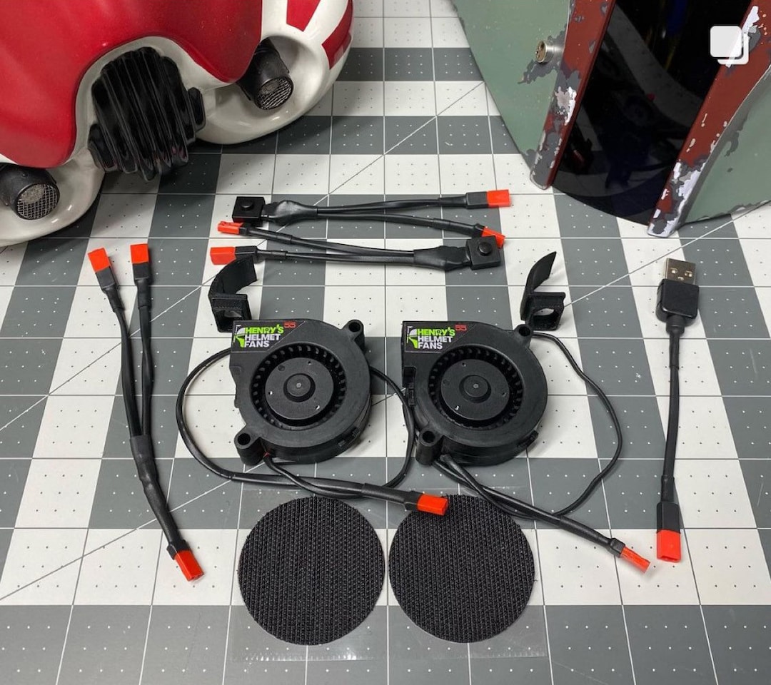 Dual Modular Ball Bearing 5500rpm Fan Kit With 2 Switches for Mounting ...