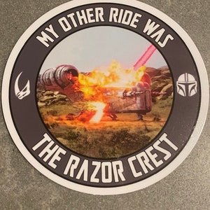 Razor Crest Sticker - Etsy