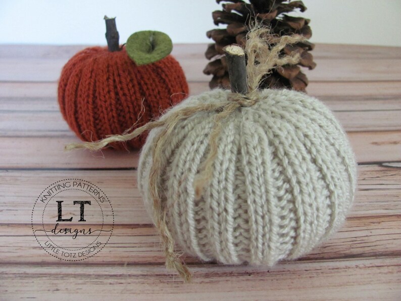 Little Pumpkin Knitting Pattern, Soft Knit Toy, Tutorial, Knitting ...