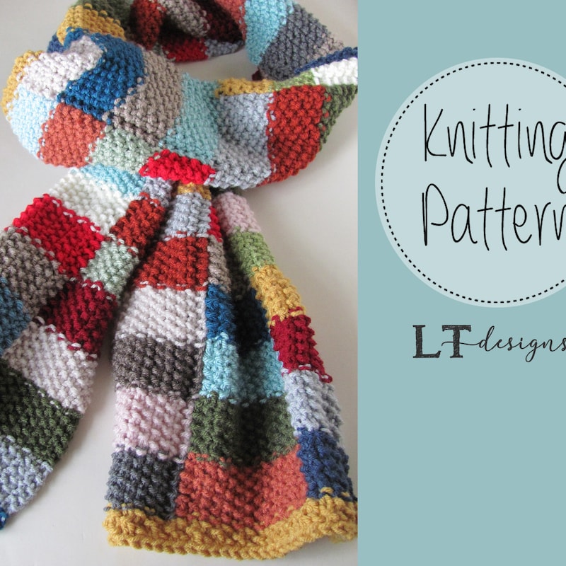 Flat Knit Winter Scarf - Etsy UK