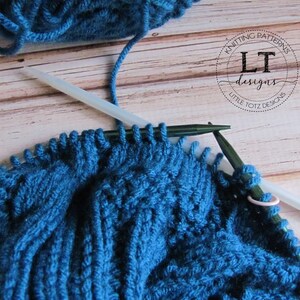 The Chloe Cable Knit Hat Pattern - Adult Size - Worsted Weight Yarn ...
