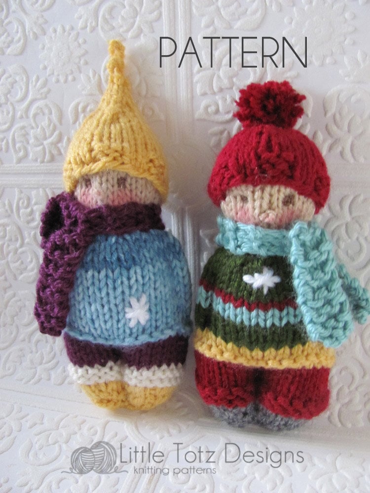 Winter Time Friends - Knitting Pattern - Instant Download - PDF File - Etsy