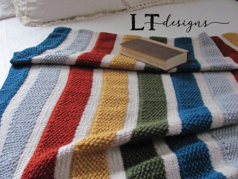 Callie's Blanket/throw KNITTING PATTERN/ Worsted Weight - Etsy