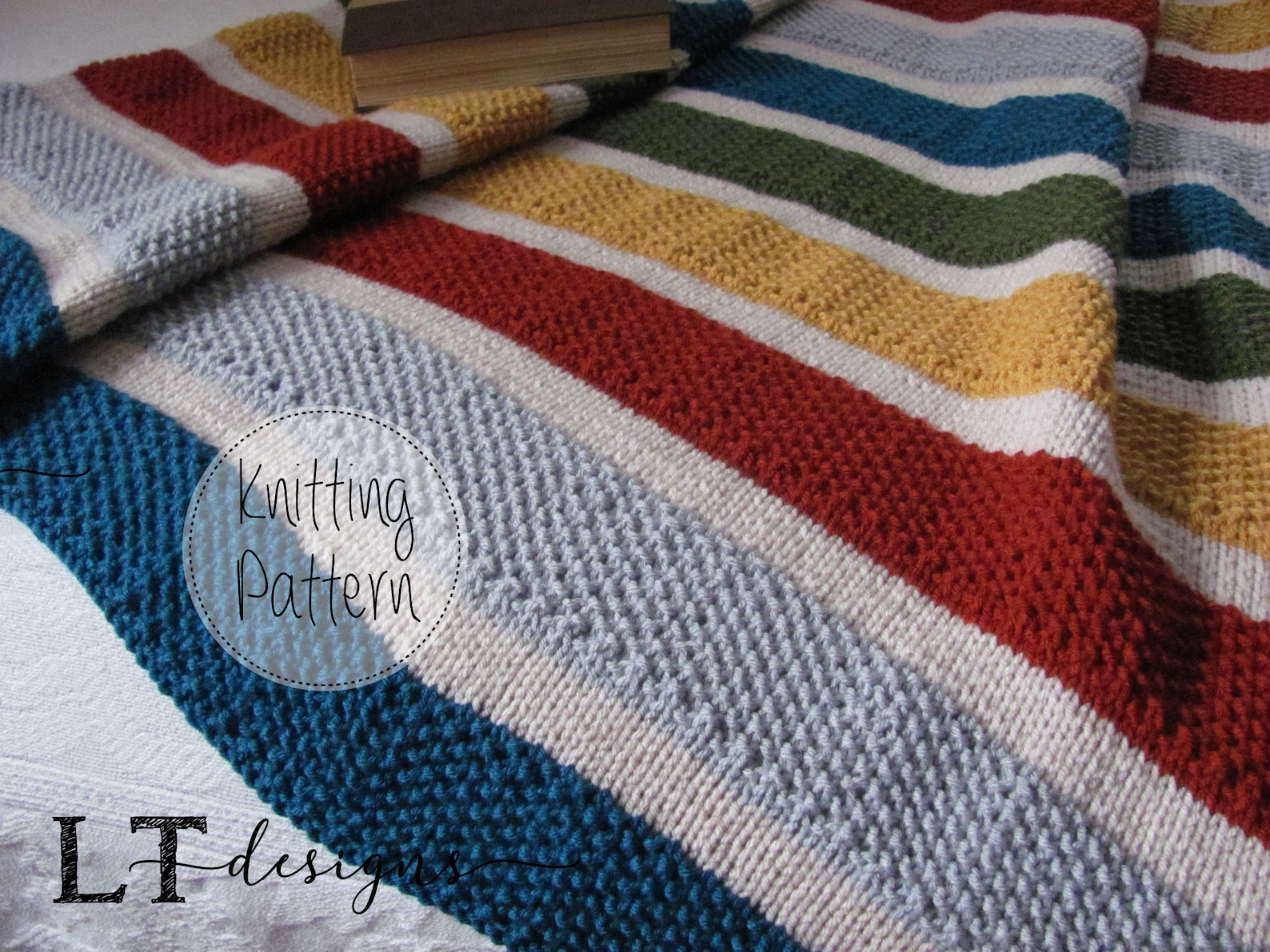 Callie's Blanket/throw KNITTING PATTERN/ Worsted Weight | Etsy