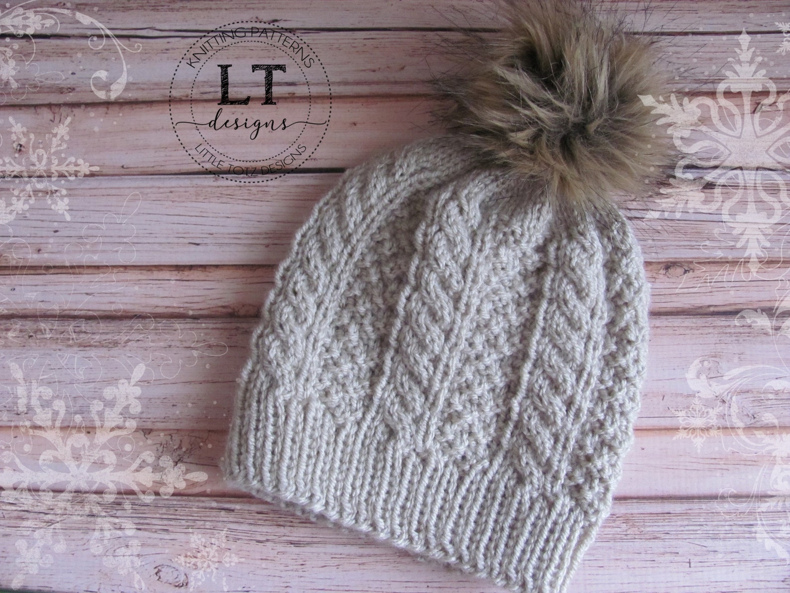 The Fawn Knit Hat Pattern - Adult Size - Worsted Weight Yarn - PDF ...