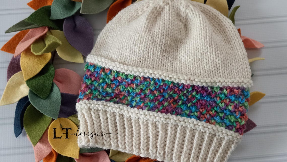 Weaver Knit Hat Pattern | Worsted Weight Yarn | PDF Pattern - Etsy UK
