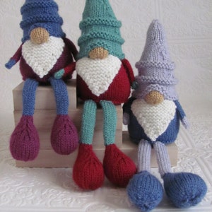 Shelf Sitter Gnome Pattern, Soft Knit Toy, Tutorial, Knitting Pattern ...
