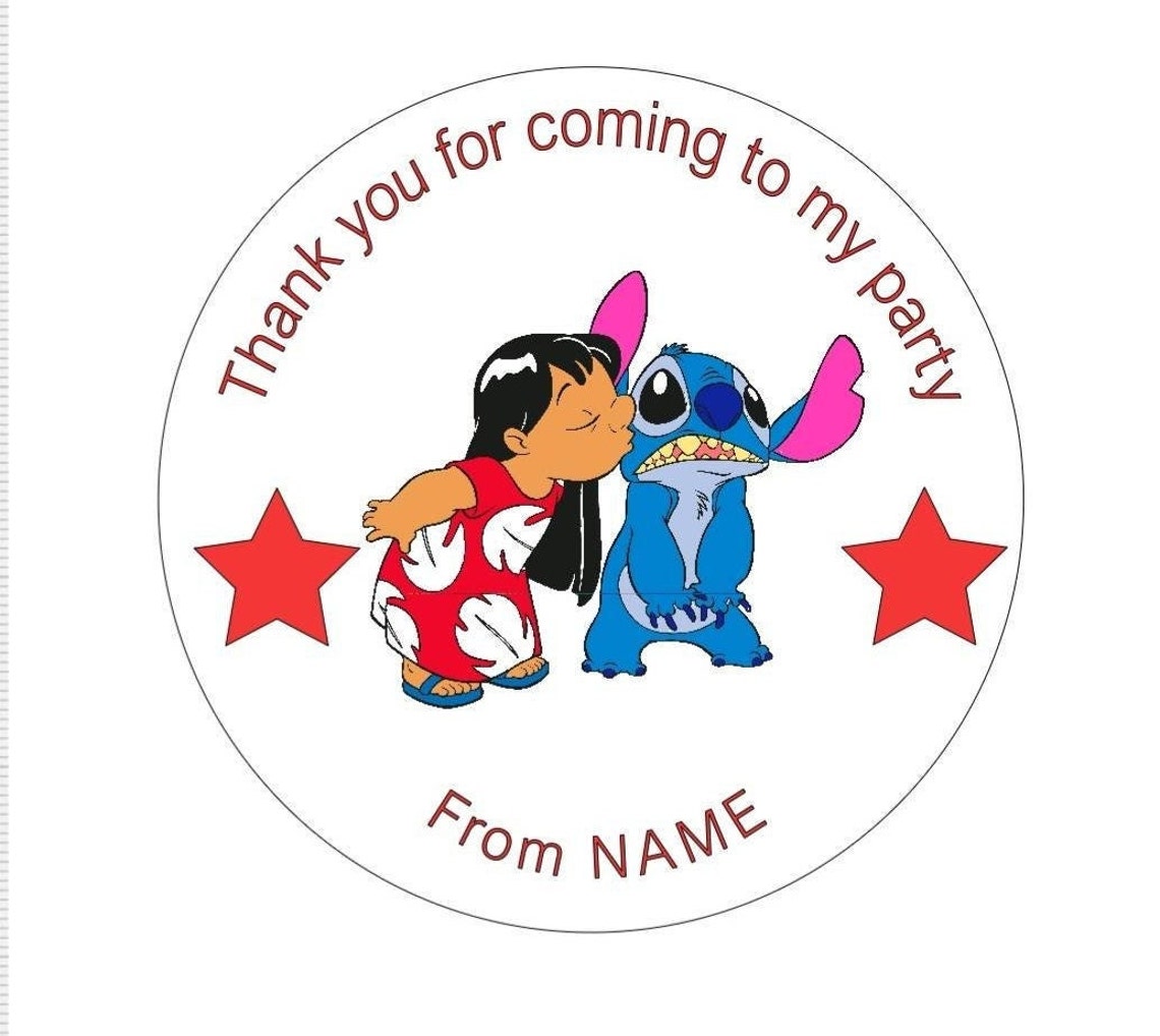 Personalised LILO and STITCH Thank You for Coming to My - Etsy