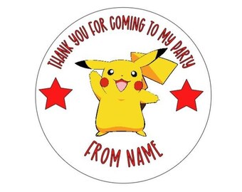 Pikachu Thank You - Etsy UK