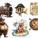 Cute Cartoon Pirate Clipart - 29 Images - Pirate Party PNG Clipart ...