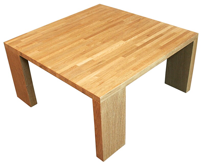 New Solid Oak Coffee Table Contemporary Design - Etsy UK