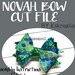 Novah Bow Cut File SVG Bow Cut File Dxf Template - Etsy