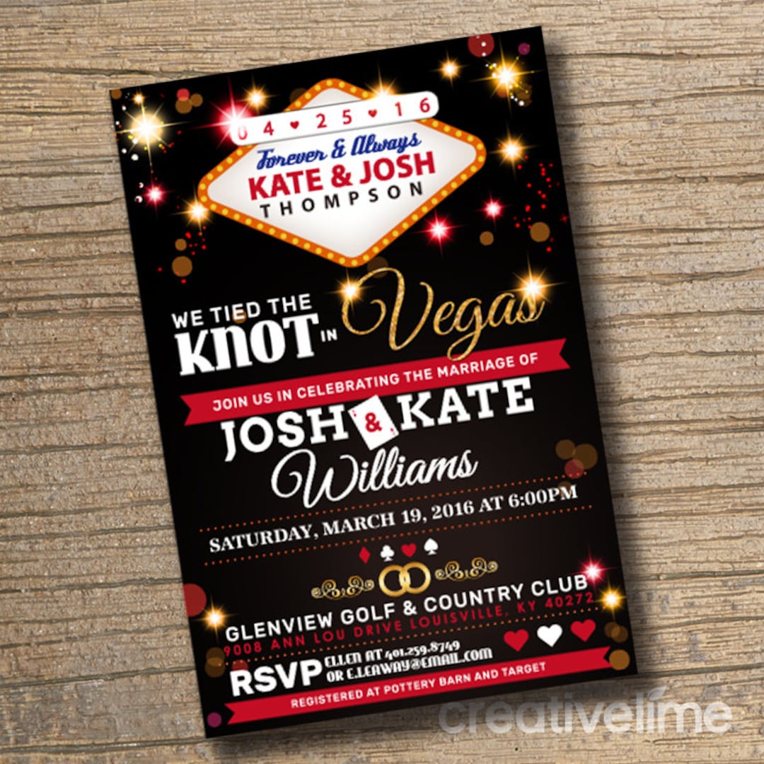 Destination Wedding Invitation Post-destination Wedding Reception ...