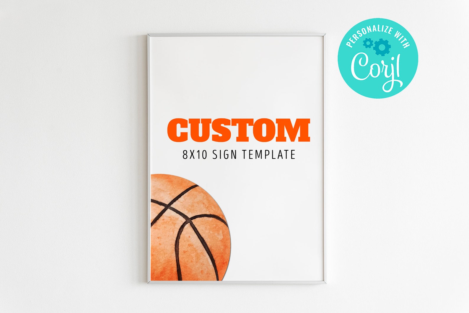 Basketball Party Signs, Basketball Birthday Signage, Basketball Game ...