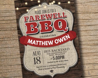 Send off Party Invitation - Etsy