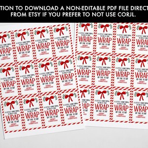 Editable Gift Tag, A Little Something to Help You Wrap up Your Year ...