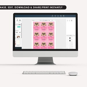 EDITABLE, INSTANT DOWNLOAD Printable Dog Valentine's Day Cards, Kids ...