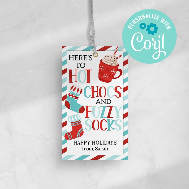 Sock Gift Tag - 60+ Gift Ideas for 2024