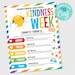 Kindness Week Spirit Days Flyer | School Kindness Week Activities ...