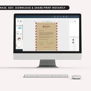 Editable Letter From Santa: Printable Christmas Eve Note (instant ...