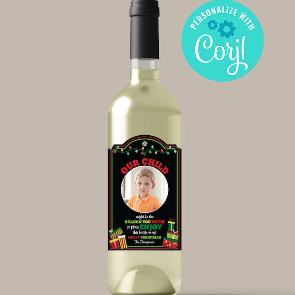 Teacher Wine Label - Etsy