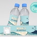 EDITABLE, INSTANT DOWNLOAD Surf Water Bottle Labels, Editable Surf ...