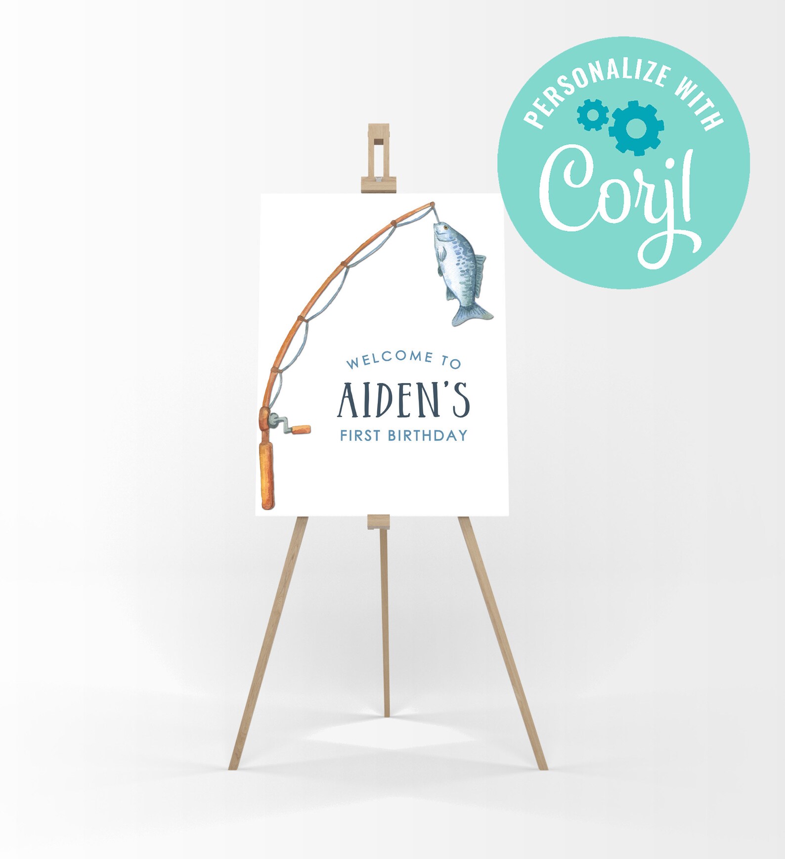 EDITABLE, INSTANT DOWNLOAD Fishing Birthday Party Signs, O Fish Ally ...