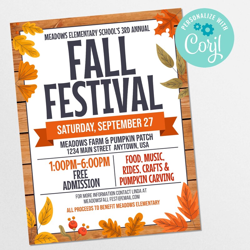 Fall Festival Signs - Etsy