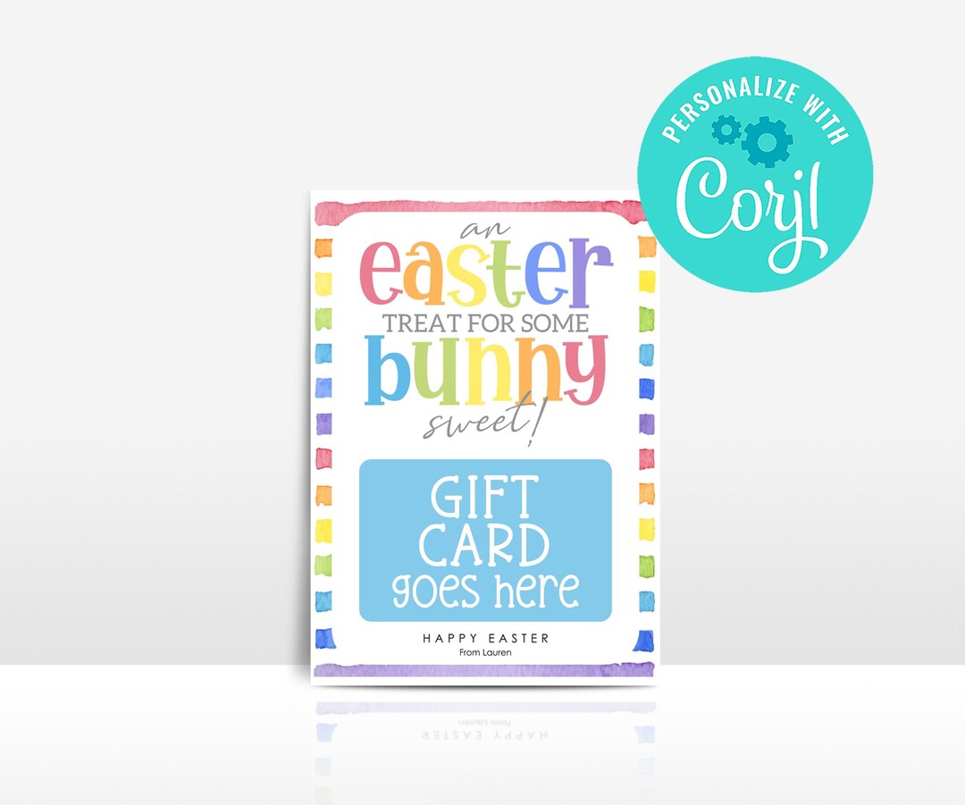 EDITABLE INSTANT DOWNLOAD Printable an Easter Treat for Some Bunny ...