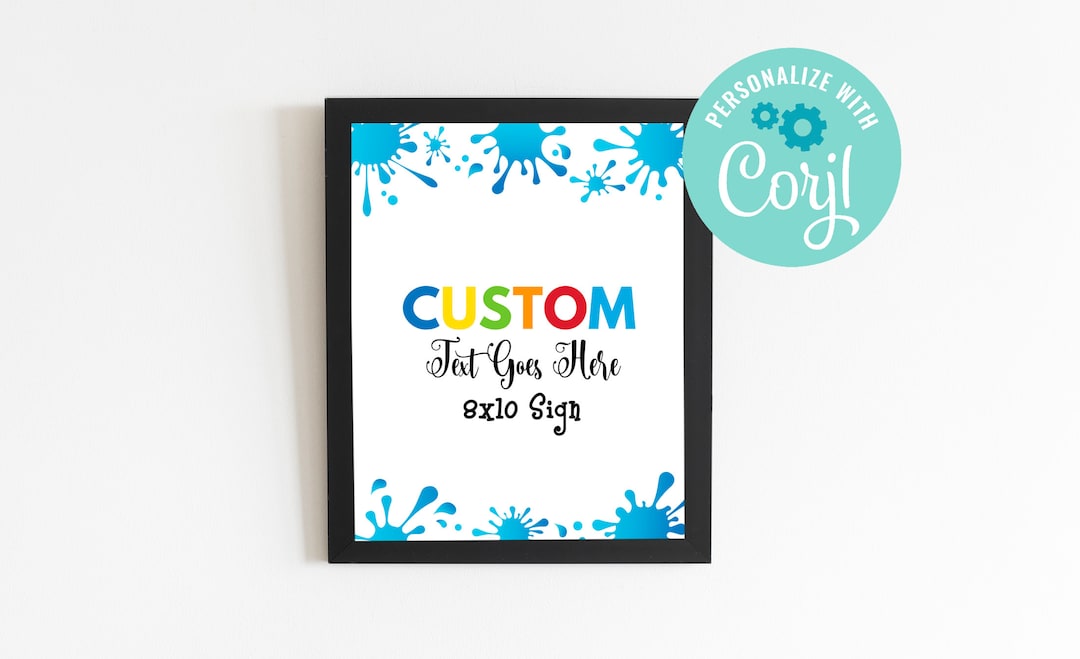 EDITABLE, INSTANT DOWNLOAD Waterslide Party Signs, Pool Party Birthday ...