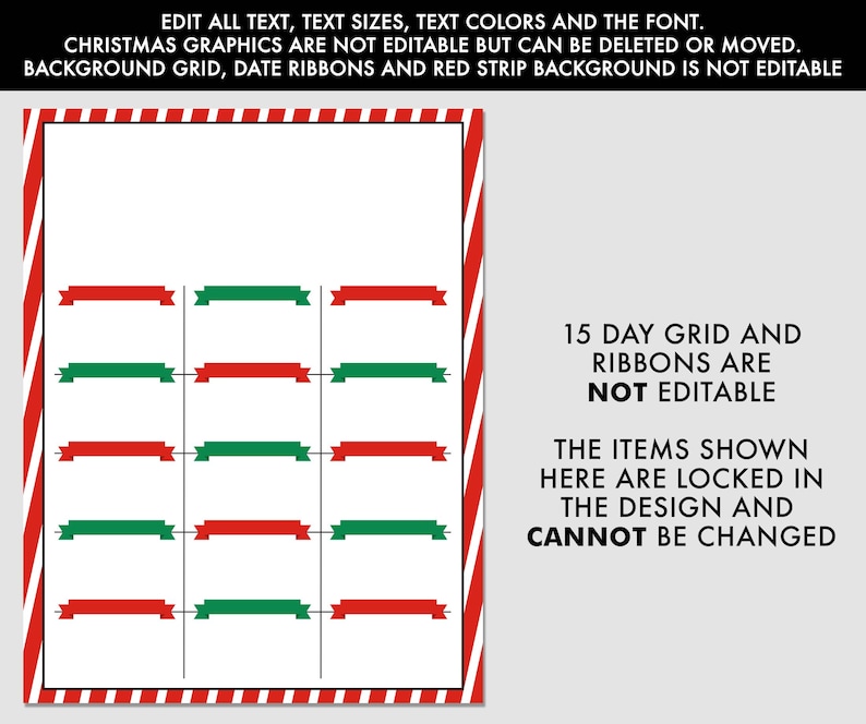 Editable 15 Days of Christmas Fun Flyer | School Holiday Spirit Week ...