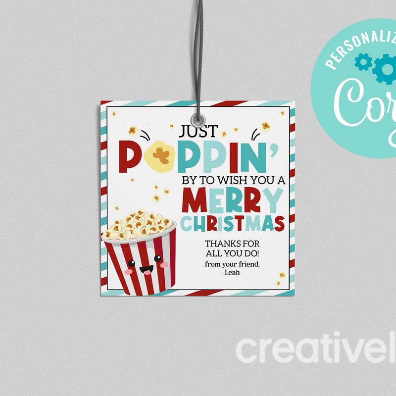 Christmas Popcorn - Etsy