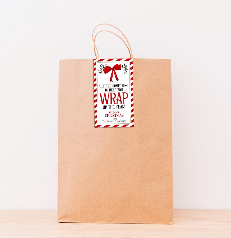Editable Gift Tag, A Little Something to Help You Wrap up Your Year ...