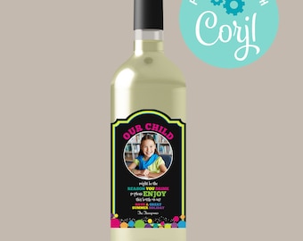Custom Wine Label Teacher Gift Our Child Might Be the Reason You Drink ...
