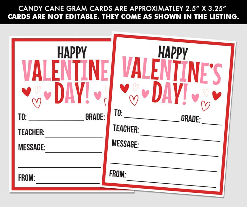 Editable Valentine's Day Gram Flyer, School Fundraiser (printable) - Etsy