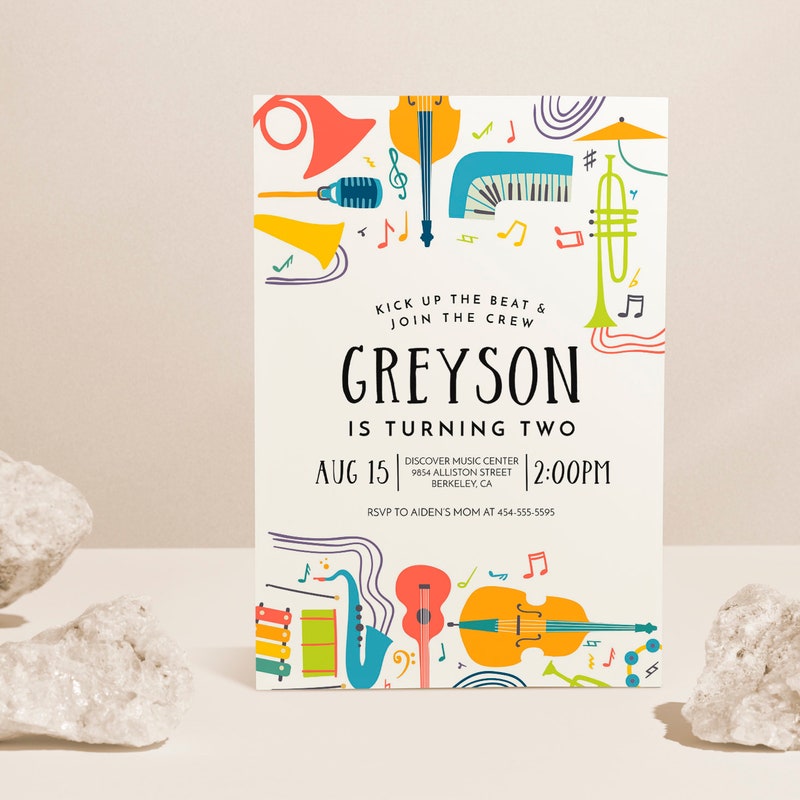 Music Invitations - Etsy