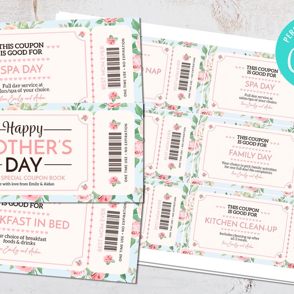 Custom Coupon Book - Etsy