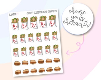 Chick fil a stickers | Etsy