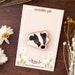 Badger Pin Badge - Wooden Illustrated Accessories - Etsy