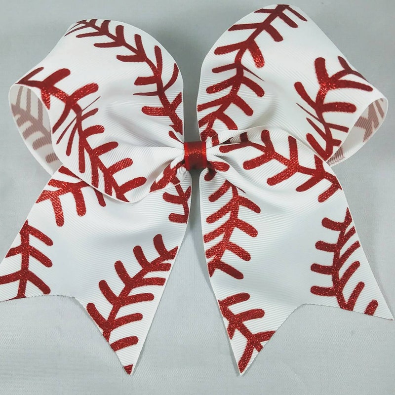 Baseball Hair Bows - Etsy